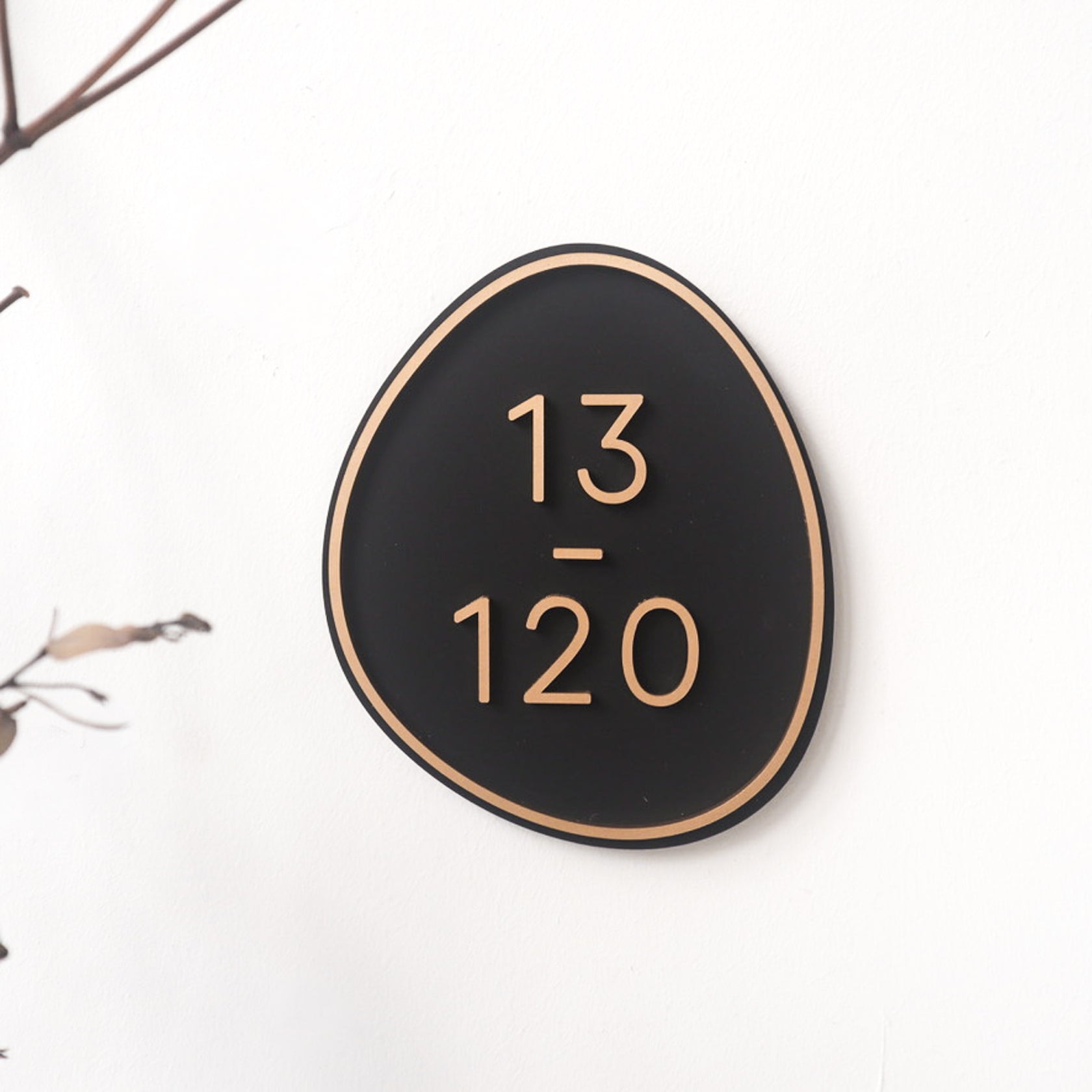 Modern Unit Number Signage | Customised Unit Signs | The Jomu Co Singapore