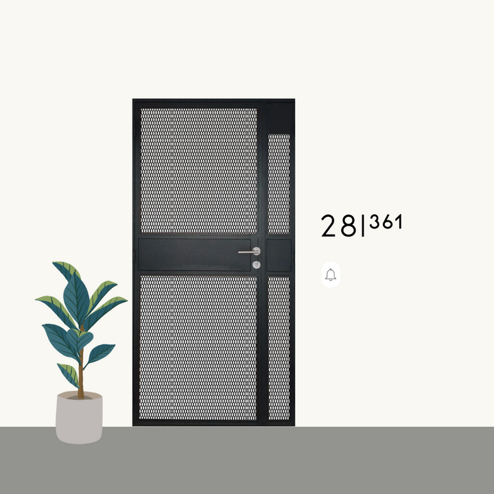 Custom Unit Number Signs | HDB Metal Gates Unit Signs | The Jomu Co ...