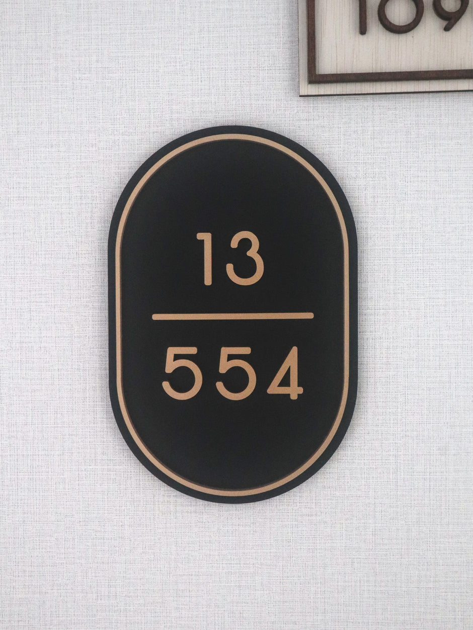 Custom Unit Number Signages | Personalised Home Signs | The Jomu Co ...