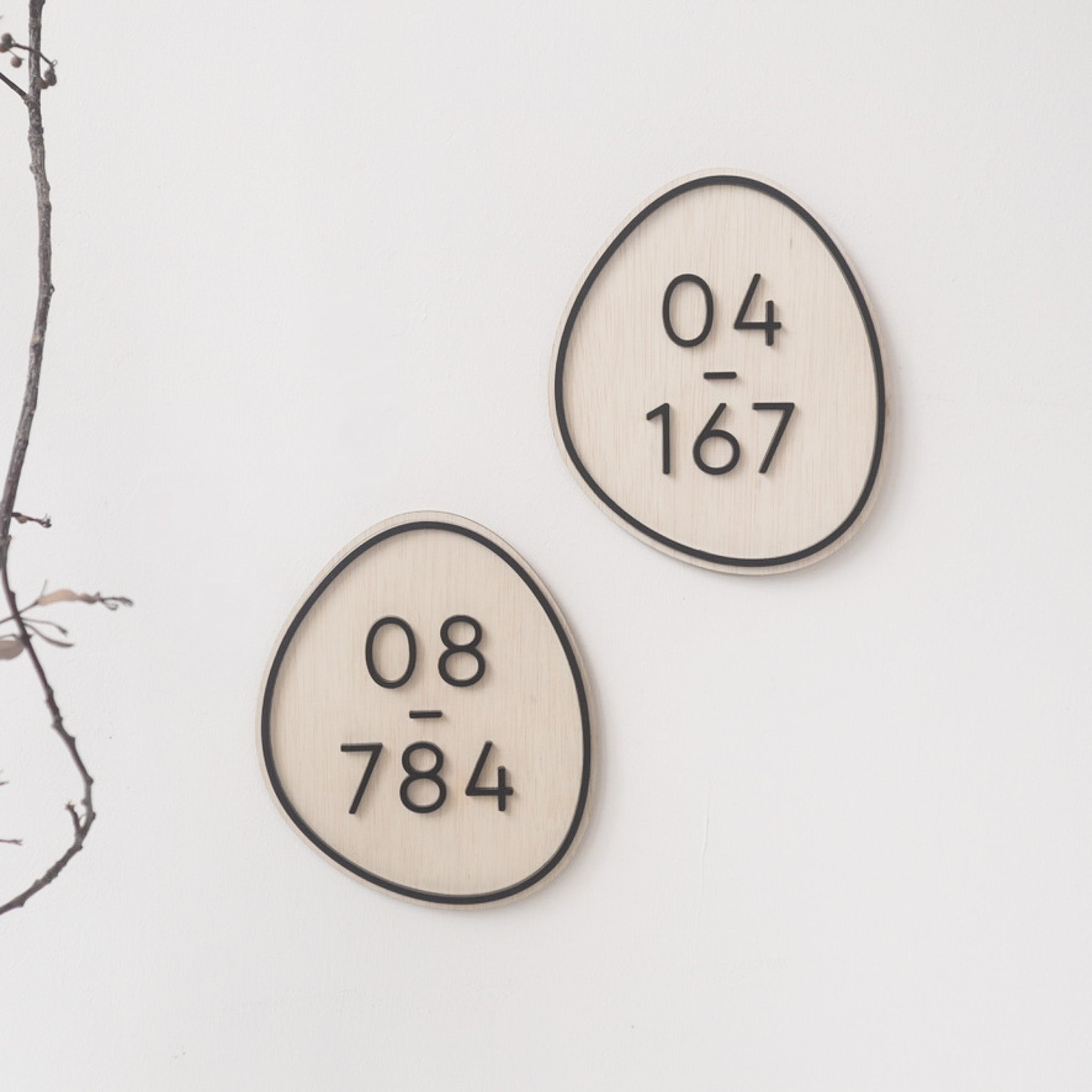 Modern Unit Number Signage | Customised Unit Signs | The Jomu Co Singapore