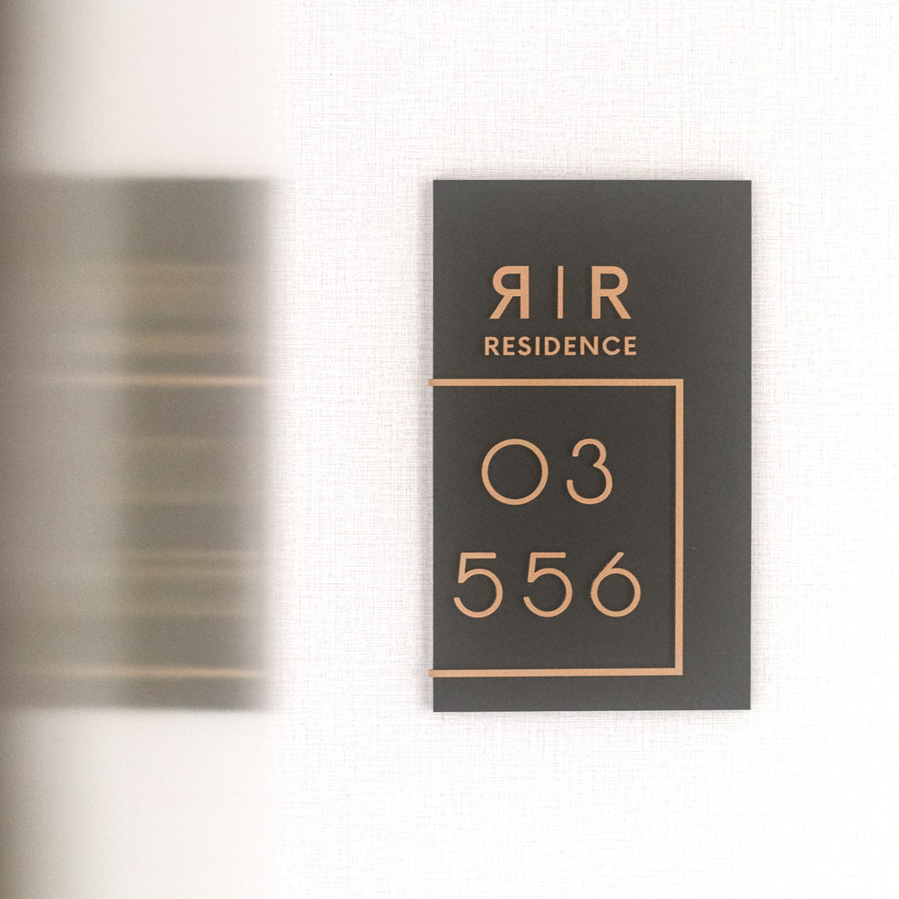 Customised Unit Number Sign | Home Decor Gifts | The Jomu Co Singapore