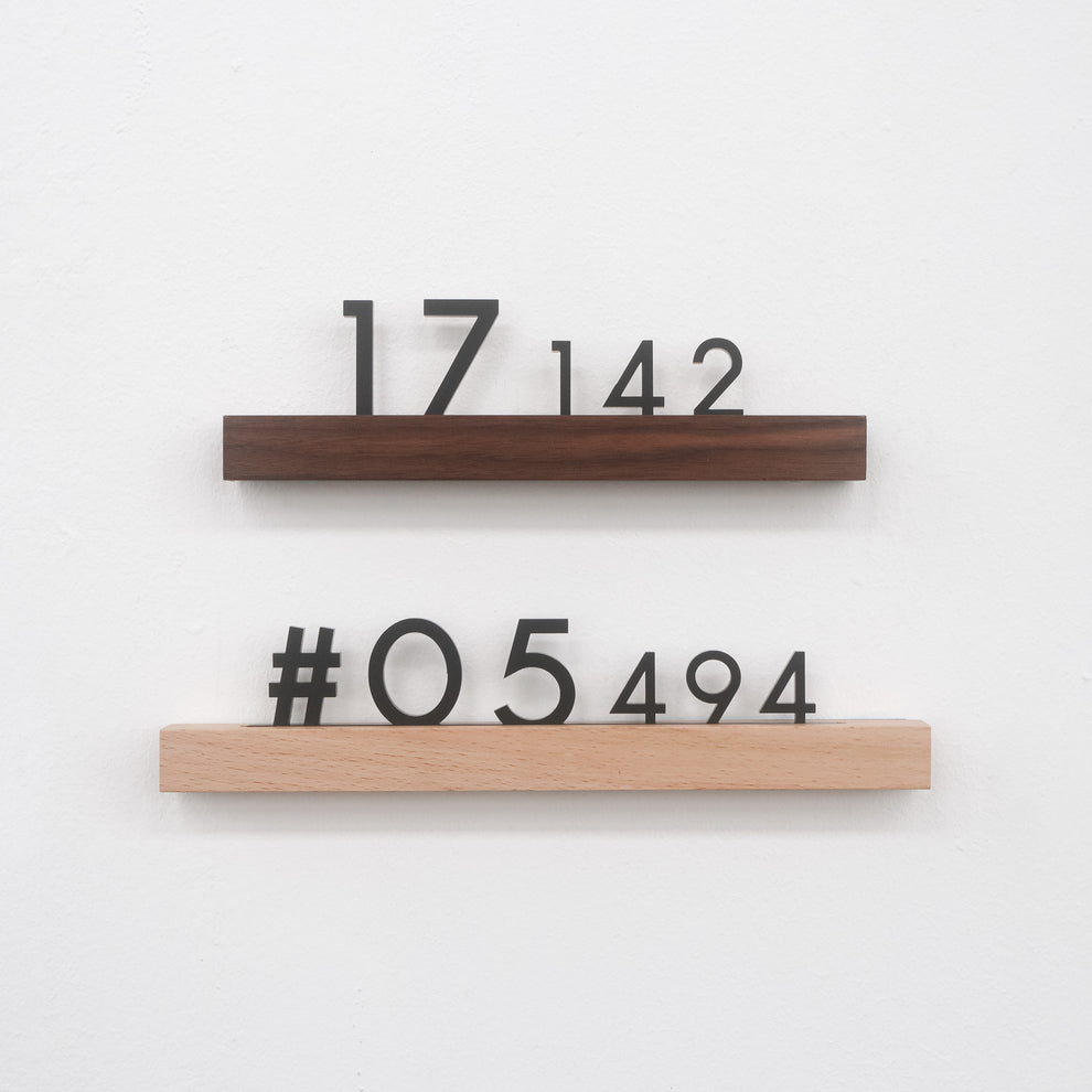 Customised Unit Number Sign | Home Decor Signs | The Jomu Co Singapore