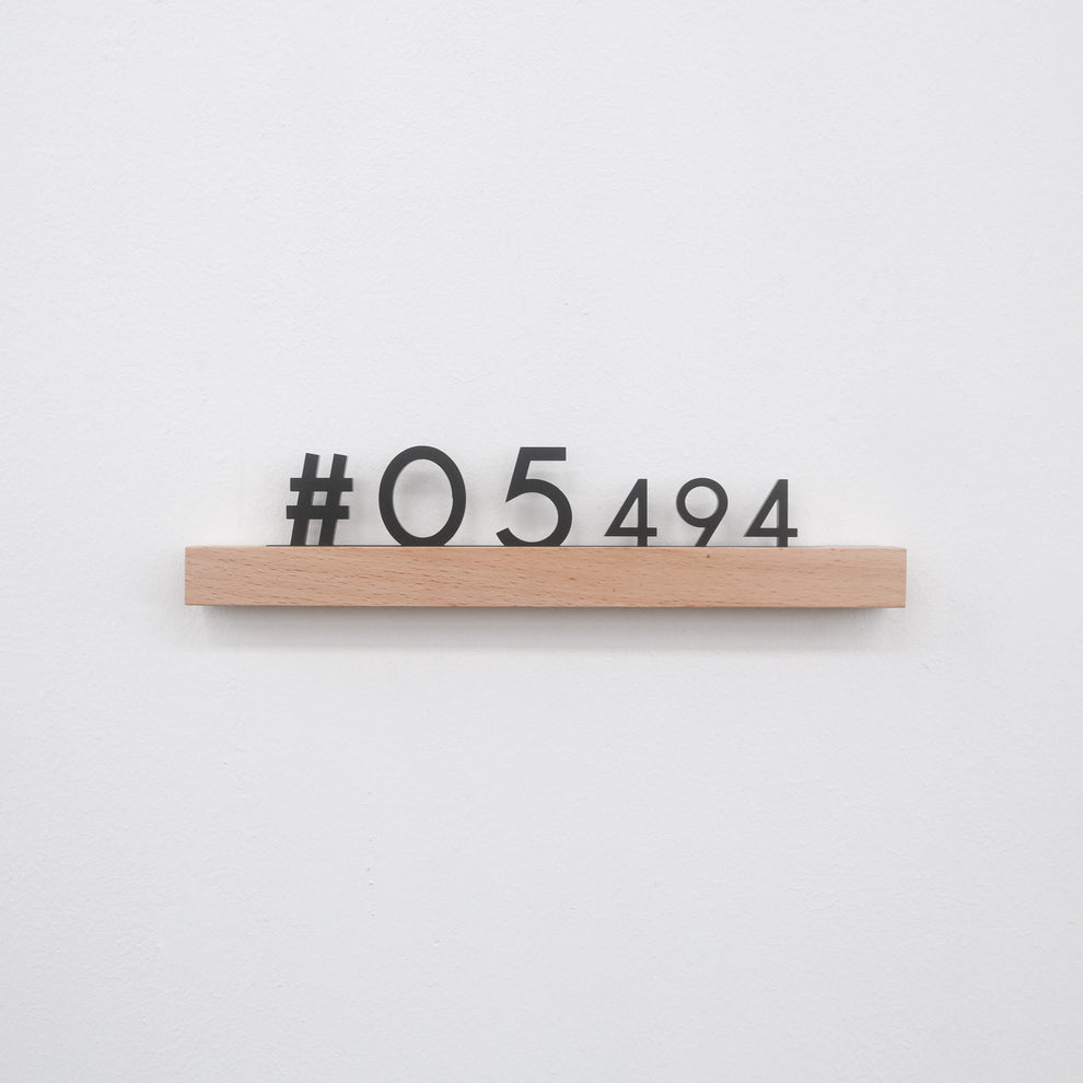 Customised Unit Number Sign | Home Decor Signs | The Jomu Co Singapore