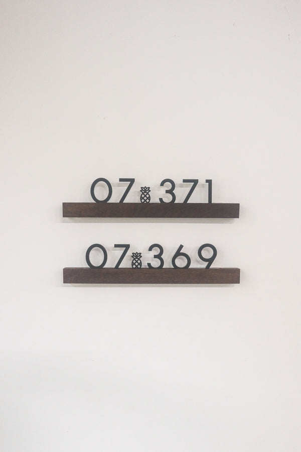 Custom Unit Number Signs - Personalised Home Decor Signs For Your Home ...